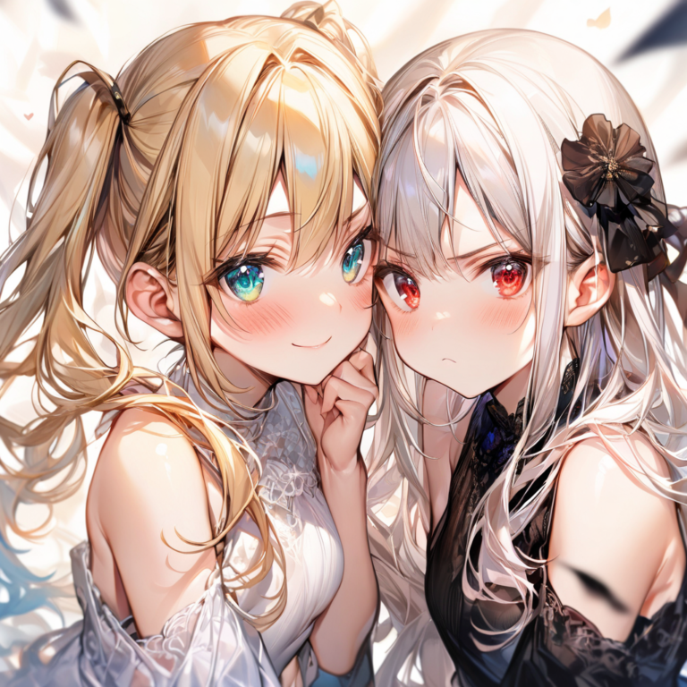 【Stable Diffusion Forge】複数人の美少女を描いても目や髪の色がごちゃ混ぜにならない！？Forge Attention Coupleを使ってみたのじゃ | セレスティアの ...